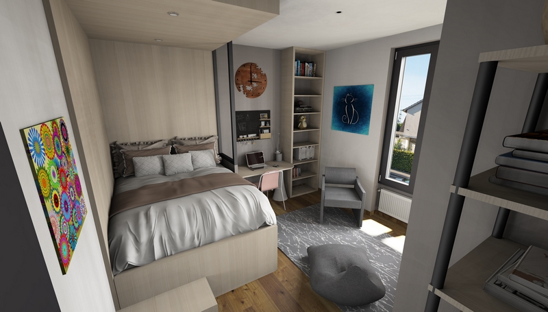 Architecture d'Intérieur 3D Version Réaliste 3D Optimisation d'une ...